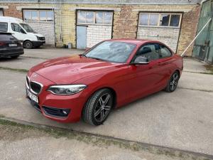 Sarkans BMW 220 2017 Tukums, ar dzinēja tilpumu 2.00 L un nobraukumu 180 tūkst. km par 18500 €, foto  vietnē AUTOMOTO.COM.LV