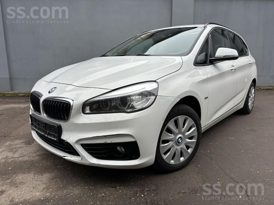 White BMW 220 2015 in Riga, with an engine capacity of 2.00 L and mileage of 0 thousand km for 6200 €, photo 1 on AUTOMOTO.COM.LV