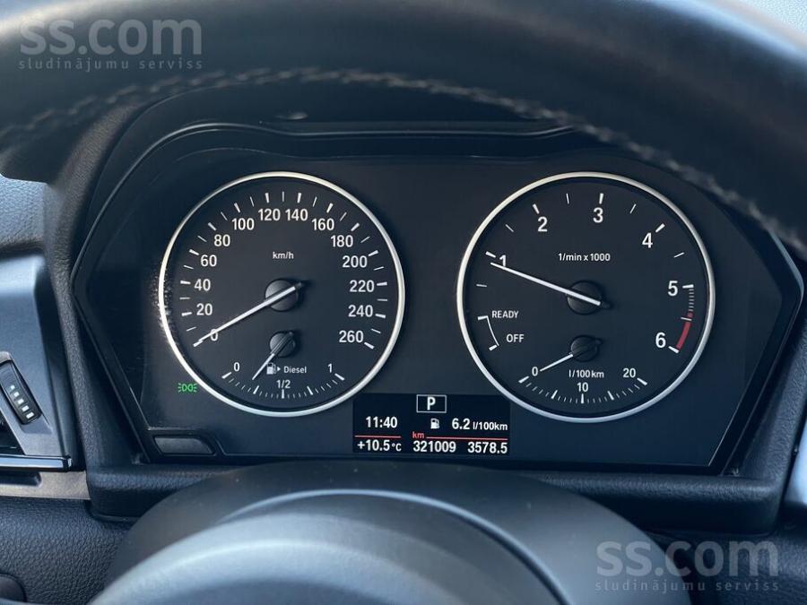 White BMW 220 2017 in Riga, with an engine capacity of 2.00 L and mileage of 360 thousand km for 4980 €, photo 17 on AUTOMOTO.COM.LV