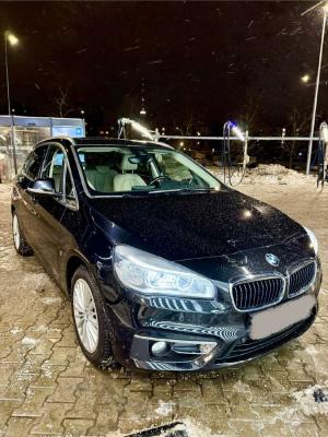 Black BMW 225 Active Tourer 2016 in Vilnius, with an engine capacity of 1.50 L and mileage of 100 thousand km for 11500 €, photo 7 on AUTOMOTO.COM.LV