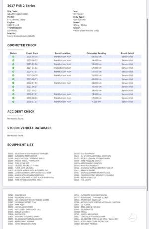 Серый БМВ 225 Active Tourer 2017 в Мариямполе, объемом двигателя 1.50 л и пробегом 63 тыс. км за 12950 €, фото 27 на AUTOMOTO.COM.LV