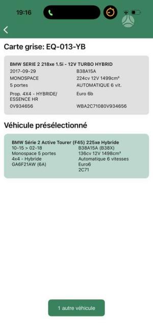 Pelēks BMW 225 Active Tourer 2017 Tauragė, ar dzinēja tilpumu 1.50 L un nobraukumu 71 tūkst. km par 9900 €, foto 14 vietnē AUTOMOTO.COM.LV