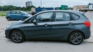 Grey BMW 225 Active Tourer 2019 in Klaipeda, with an engine capacity of 1.50 L and mileage of 188 thousand km for 12500 €, photo 4 on AUTOMOTO.COM.LV