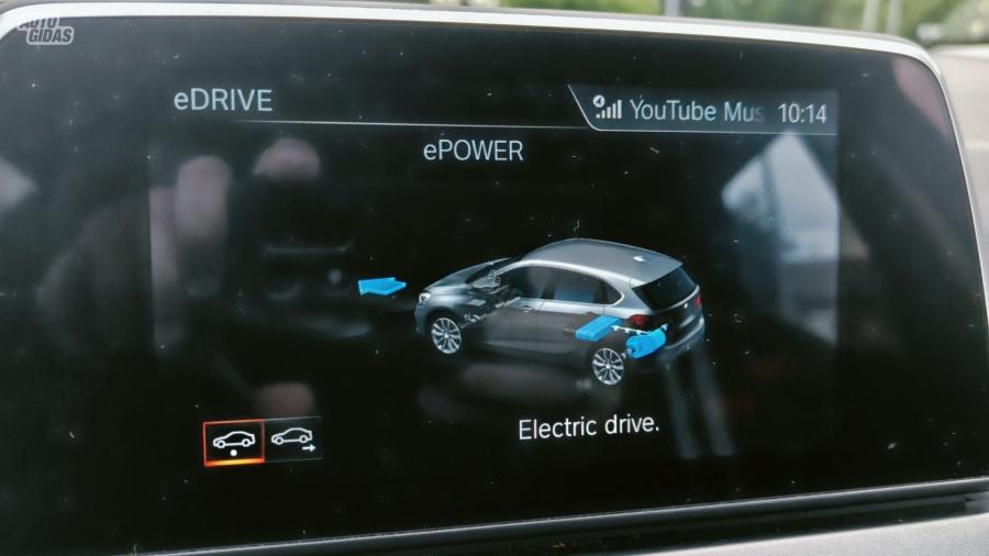 Grey BMW 225 Active Tourer 2019 in Klaipeda, with an engine capacity of 1.50 L and mileage of 188 thousand km for 12500 €, photo 19 on AUTOMOTO.COM.LV