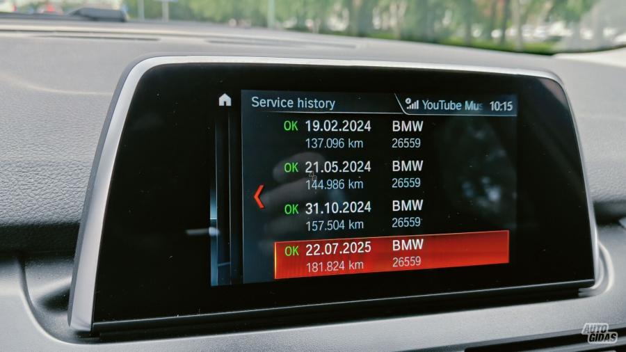 Grey BMW 225 Active Tourer 2019 in Klaipeda, with an engine capacity of 1.50 L and mileage of 188 thousand km for 12500 €, photo 25 on AUTOMOTO.COM.LV