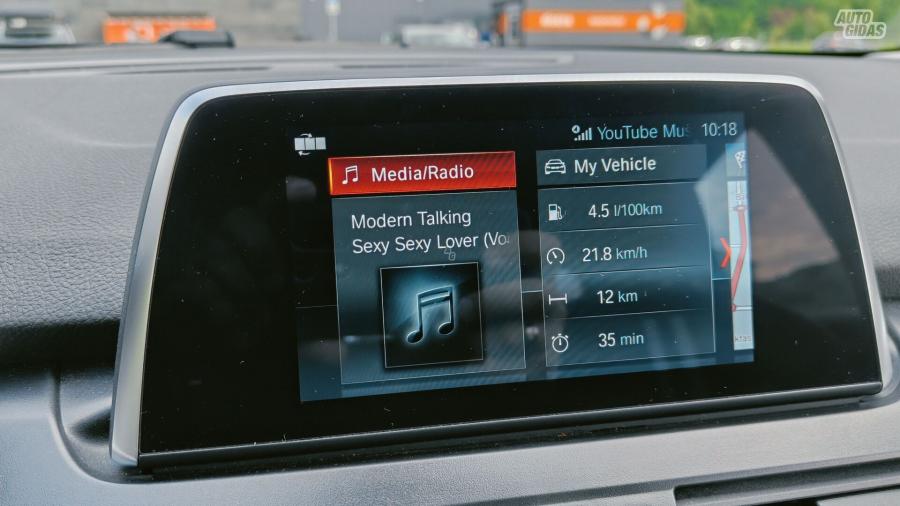 Grey BMW 225 Active Tourer 2019 in Klaipeda, with an engine capacity of 1.50 L and mileage of 188 thousand km for 12500 €, photo 27 on AUTOMOTO.COM.LV