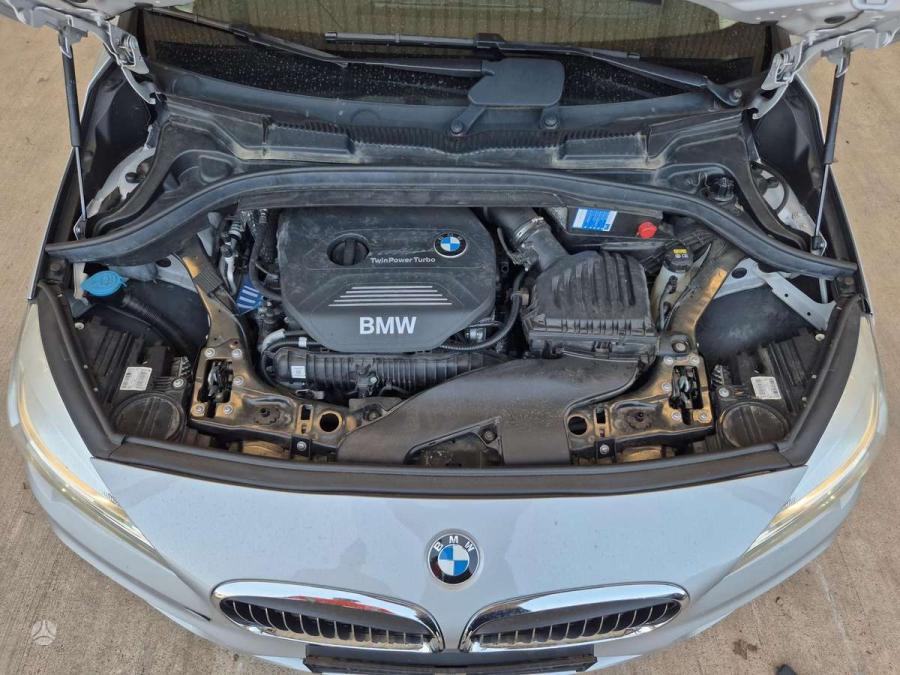 Pelēks BMW 225 Active Tourer 2015 Viļņa, ar dzinēja tilpumu 2.00 L un nobraukumu 71 tūkst. km par 8850 €, foto 9 vietnē AUTOMOTO.COM.LV