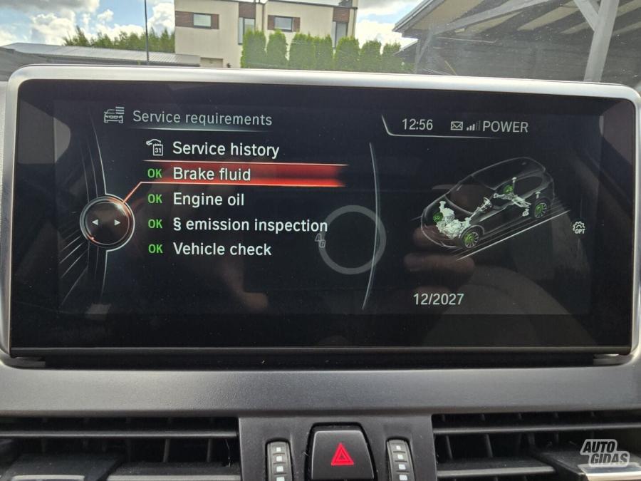 Grey BMW 225 Active Tourer 2015 in Vilnius, with an engine capacity of 2.00 L and mileage of 254 thousand km for 7999 €, photo 21 on AUTOMOTO.COM.LV