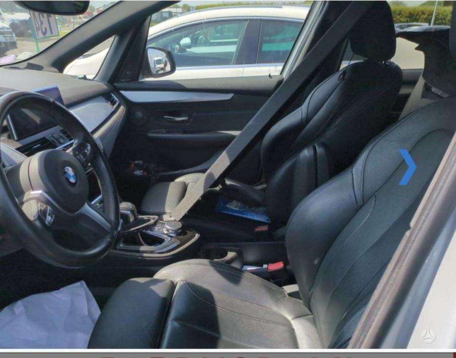 Pelēks BMW 225 Active Tourer 2018 Viļņa, ar dzinēja tilpumu 1.50 L un nobraukumu 180 tūkst. km par 6500 €, foto 7 vietnē AUTOMOTO.COM.LV