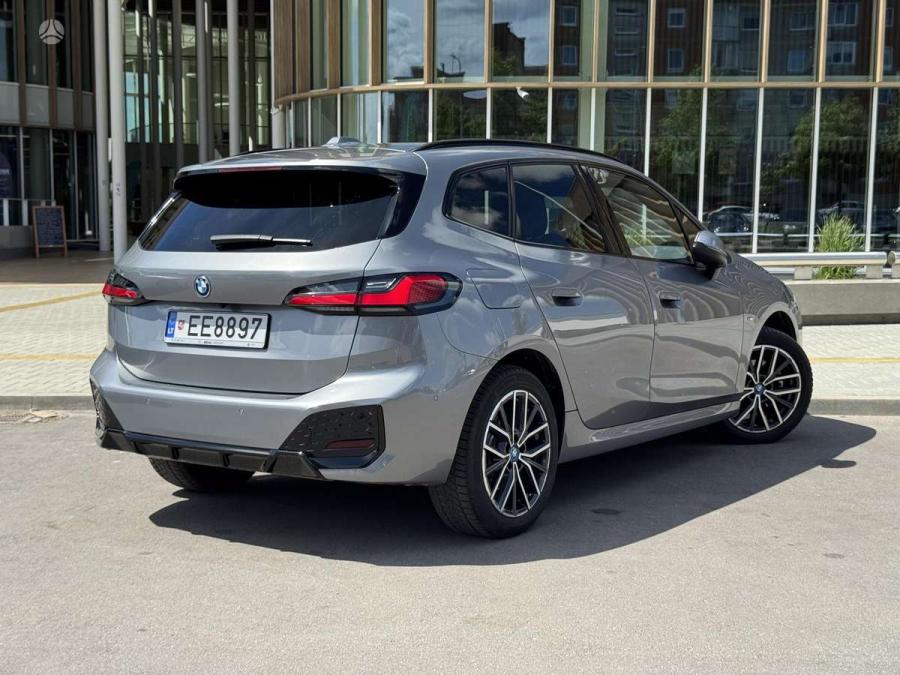 Grey BMW 225 Active Tourer 2023 in Klaipeda, with an engine capacity of 1.50 L and mileage of 59 thousand km for 26499 €, photo 1 on AUTOMOTO.COM.LV