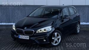Black BMW 225 2017 in Riga, with an engine capacity of 1.50 L and mileage of 119 thousand km for 11499 €, photo  on AUTOMOTO.COM.LV