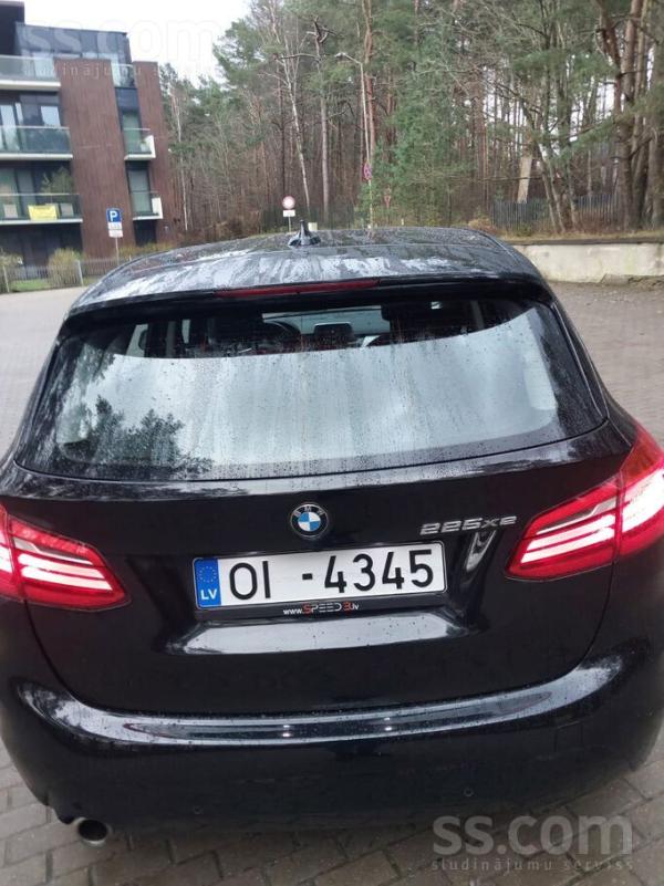 Black BMW 225 2021 in Jurmala, with an engine capacity of 1.50 L and mileage of 134 thousand km for 14950 €, photo 8 on AUTOMOTO.COM.LV