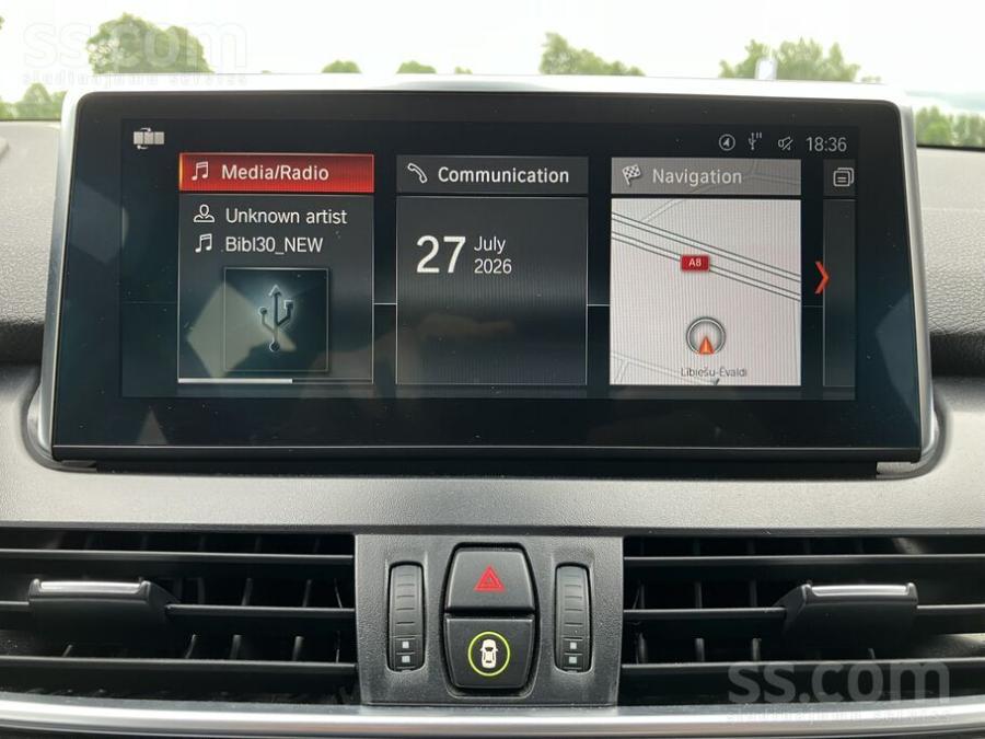 Белый БМВ 225 2020 в Рига, объемом двигателя 1.50 л и пробегом 117 тыс. км за 16000 €, фото 12 на AUTOMOTO.COM.LV