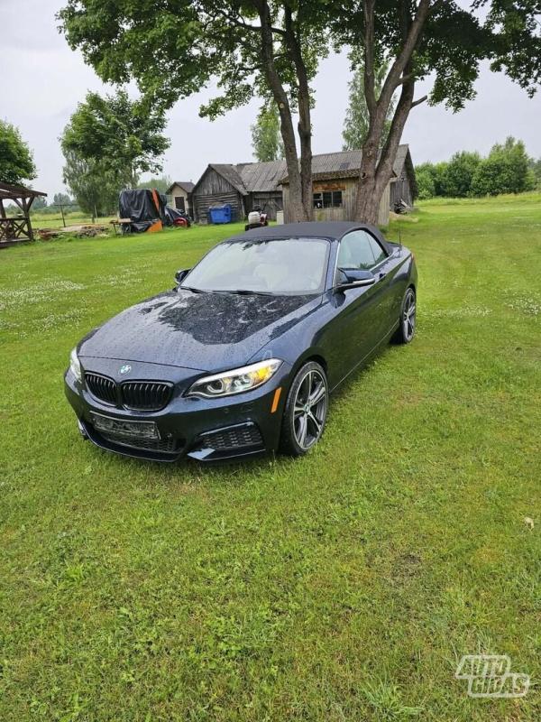Blue BMW 228 2016 in Vilnius, with an engine capacity of 2.00 L and mileage of 123 thousand km for 14500 €, photo 1 on AUTOMOTO.COM.LV