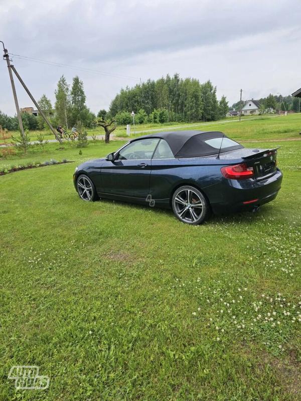Blue BMW 228 2016 in Vilnius, with an engine capacity of 2.00 L and mileage of 123 thousand km for 14500 €, photo 4 on AUTOMOTO.COM.LV