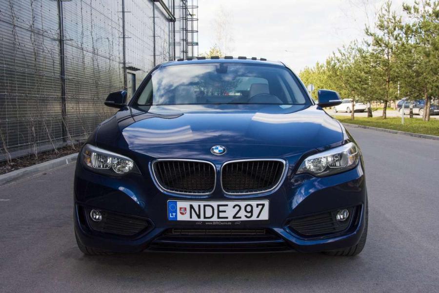 Blue BMW 228 2015 in Vilnius, with an engine capacity of 2.00 L and mileage of 171 thousand km for 11000 €, photo 7 on AUTOMOTO.COM.LV