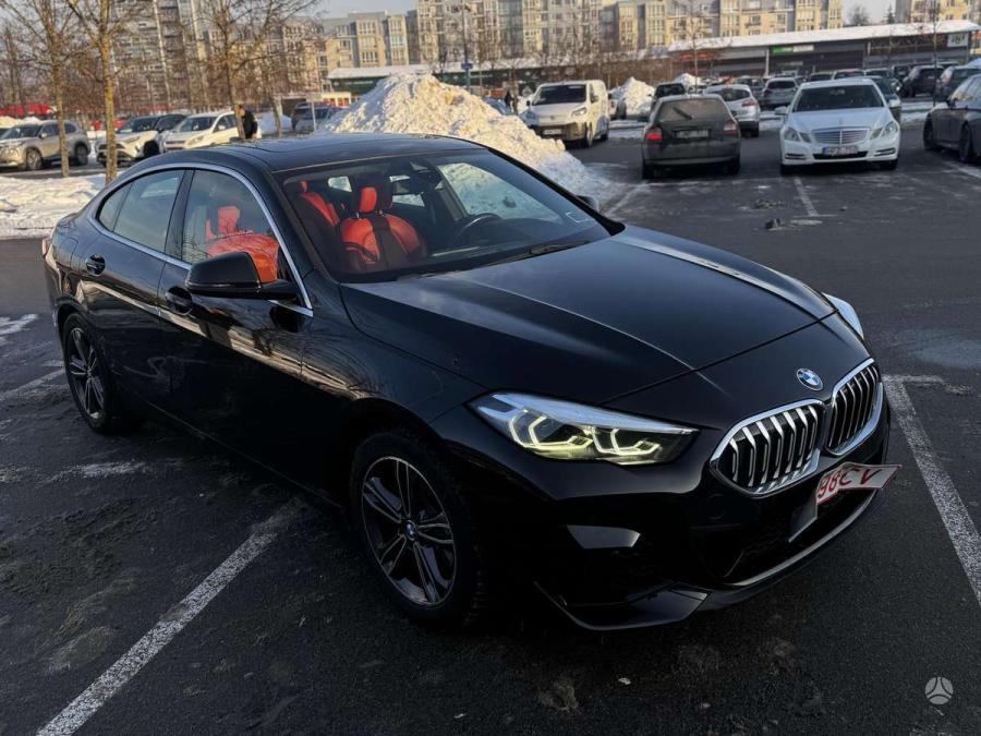 Black BMW 228 Gran Coupe 2020 in Vilnius, with an engine capacity of 2.00 L and mileage of 38 thousand km for 19900 €, photo 2 on AUTOMOTO.COM.LV