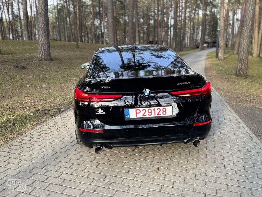 Black BMW 228 Gran Coupe 2021 in Druskininkai, with an engine capacity of 2.00 L and mileage of 120 thousand km for 20000 €, photo 9 on AUTOMOTO.COM.LV