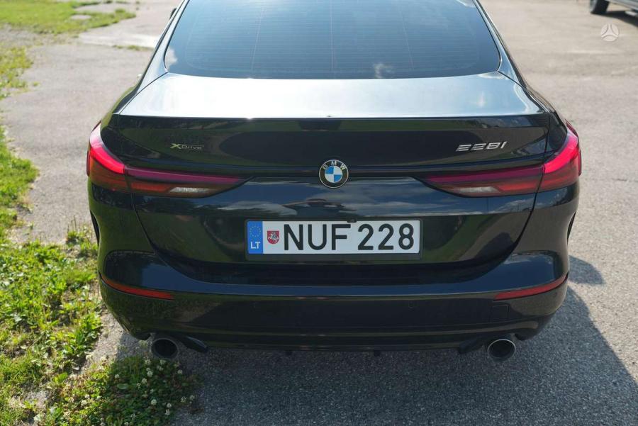 Melns BMW 228 Gran Coupe 2022 Kauņa, ar dzinēja tilpumu 2.00 L un nobraukumu 68 tūkst. km par 23500 €, foto 8 vietnē AUTOMOTO.COM.LV