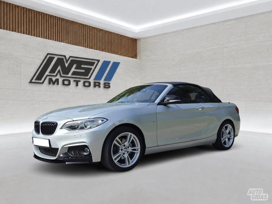 Grey BMW 228 2016 in Vilnius, with an engine capacity of 2.00 L and mileage of 101 thousand km for 14800 €, photo 4 on AUTOMOTO.COM.LV