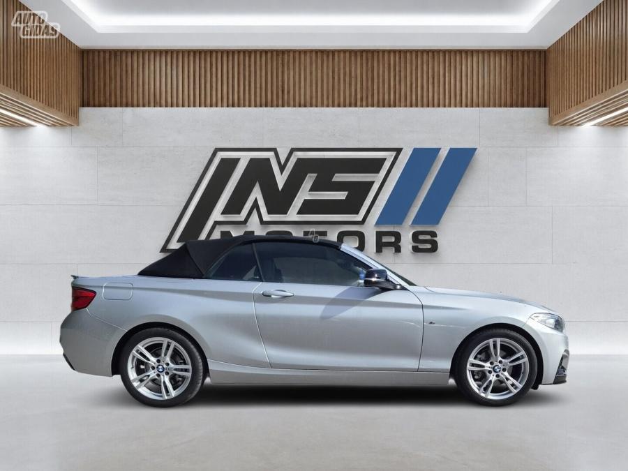Grey BMW 228 2016 in Vilnius, with an engine capacity of 2.00 L and mileage of 101 thousand km for 14800 €, photo 9 on AUTOMOTO.COM.LV