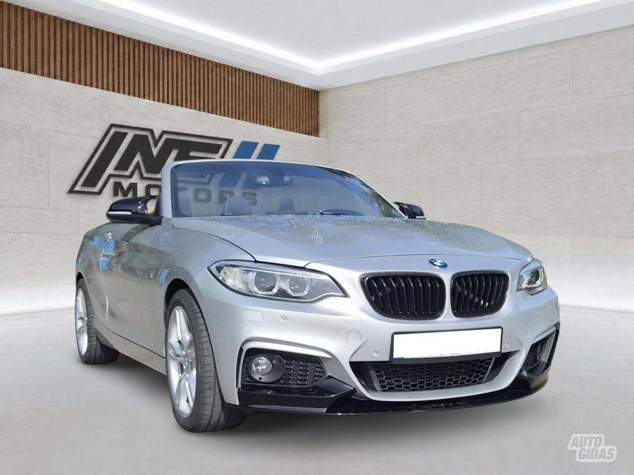 Grey BMW 228 2016 in Vilnius, with an engine capacity of 2.00 L and mileage of 101 thousand km for 14800 €, photo 10 on AUTOMOTO.COM.LV