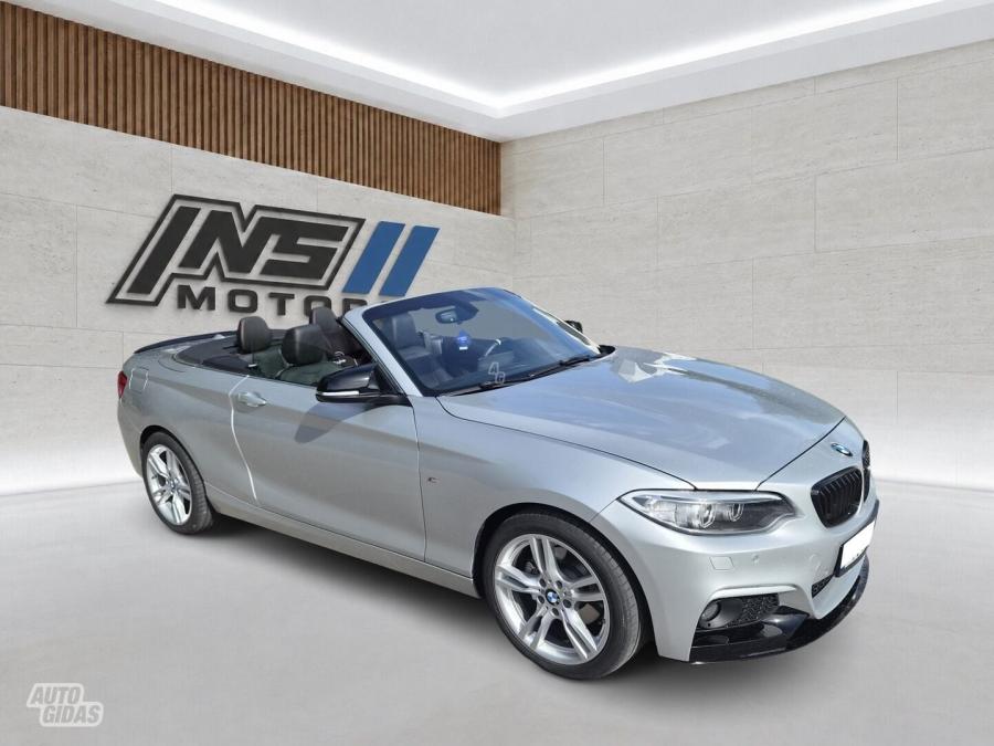 Grey BMW 228 2016 in Vilnius, with an engine capacity of 2.00 L and mileage of 101 thousand km for 14800 €, photo 19 on AUTOMOTO.COM.LV