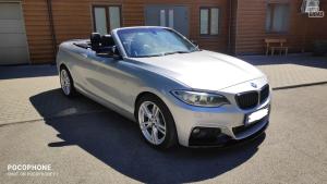 Pelēks BMW 228 2016 Kauņa, ar dzinēja tilpumu 2.00 L un nobraukumu 100 tūkst. km par 15500 €, foto  vietnē AUTOMOTO.COM.LV