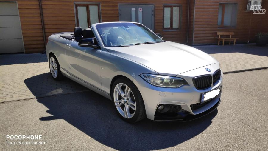 Grey BMW 228 2016 in Kaunas, with an engine capacity of 2.00 L and mileage of 100 thousand km for 15500 €, photo 1 on AUTOMOTO.COM.LV