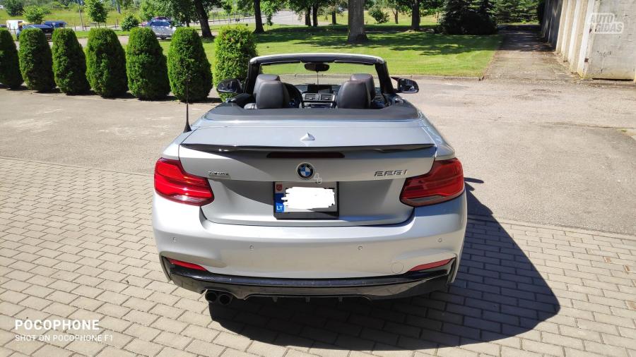 Grey BMW 228 2016 in Kaunas, with an engine capacity of 2.00 L and mileage of 100 thousand km for 15500 €, photo 7 on AUTOMOTO.COM.LV