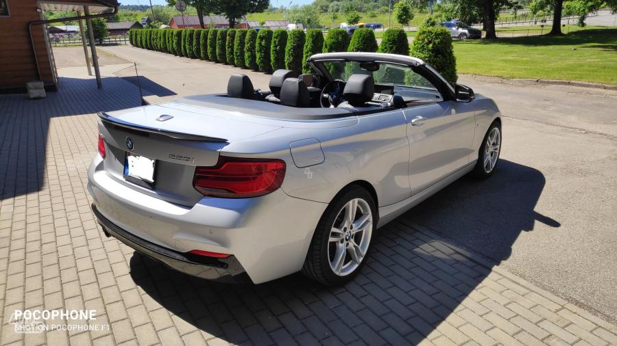 Grey BMW 228 2016 in Kaunas, with an engine capacity of 2.00 L and mileage of 100 thousand km for 15500 €, photo 8 on AUTOMOTO.COM.LV