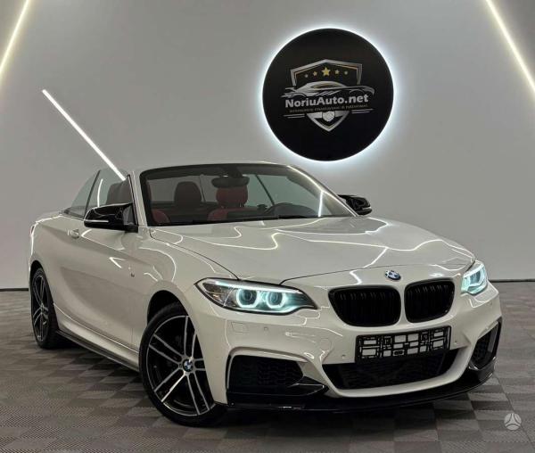 White BMW 228 2016 in Marijampole, with an engine capacity of 2.00 L and mileage of 149 thousand km for 12999 €, photo 5 on AUTOMOTO.COM.LV