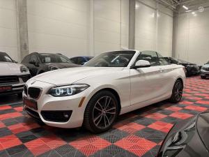 White BMW 230 2019 in Vilnius, with an engine capacity of 1.98 L and mileage of 25 thousand km for 17990 €, photo  on AUTOMOTO.COM.LV
