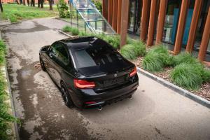 Black BMW 235 2015 in Kaunas, with an engine capacity of 2.98 L and mileage of 110 thousand km for 20999 €, photo 5 on AUTOMOTO.COM.LV