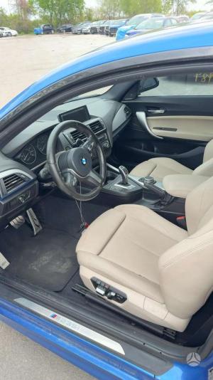 Blue BMW 235 2016 in Kaunas, with an engine capacity of 2.98 L and mileage of 131 thousand km for 8600 €, photo 7 on AUTOMOTO.COM.LV