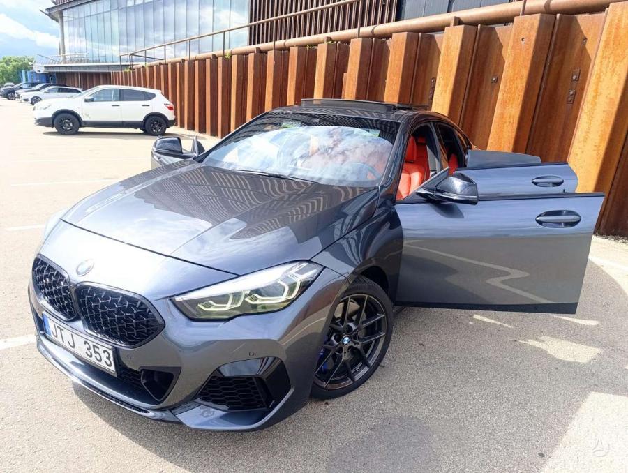 Grey BMW 235 2021 in Kaunas, with an engine capacity of 2.00 L and mileage of 53 thousand km for 33300 €, photo 3 on AUTOMOTO.COM.LV