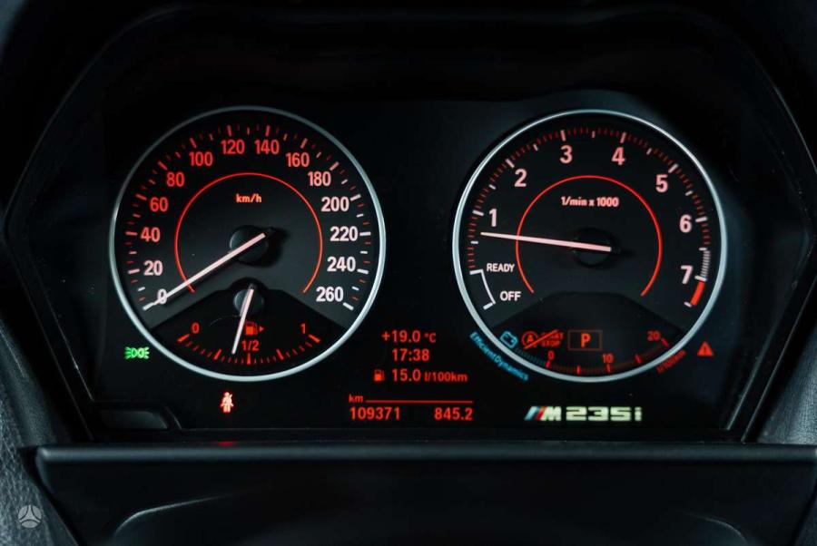 Sarkans BMW 235 2016 Viļņa, ar dzinēja tilpumu 2.98 L un nobraukumu 109 tūkst. km par 21999 €, foto 22 vietnē AUTOMOTO.COM.LV