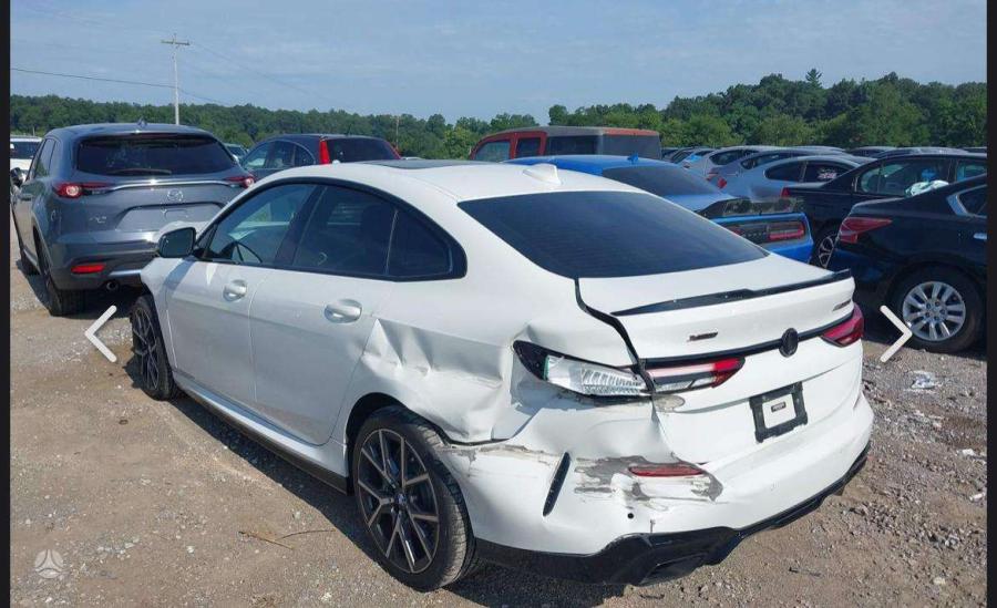White BMW 235 2020 in Kaunas, with an engine capacity of 2.00 L and mileage of 85 thousand km for 13100 €, photo 5 on AUTOMOTO.COM.LV