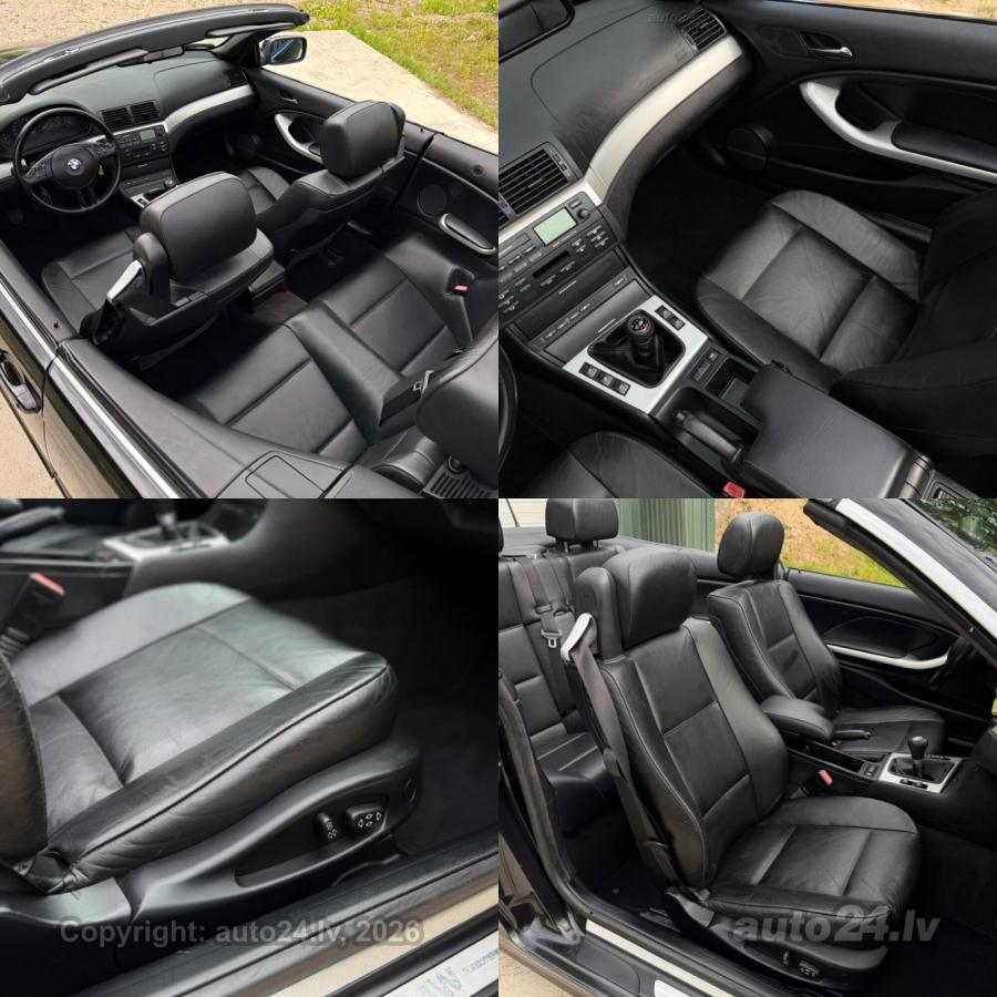 Black BMW 3 Series 2003 in Viljandi, with an engine capacity of 2.20 L and mileage of 296 thousand km for 6790 €, photo 17 on AUTOMOTO.COM.LV