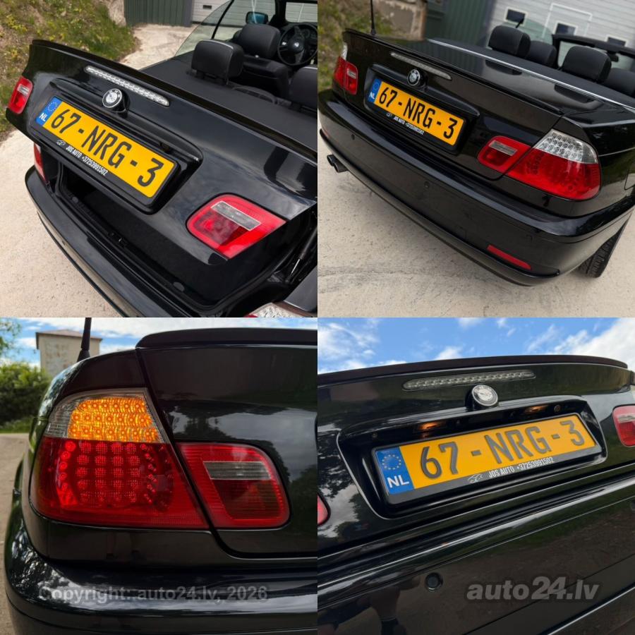 Black BMW 3 Series 2003 in Viljandi, with an engine capacity of 2.20 L and mileage of 296 thousand km for 6790 €, photo 21 on AUTOMOTO.COM.LV