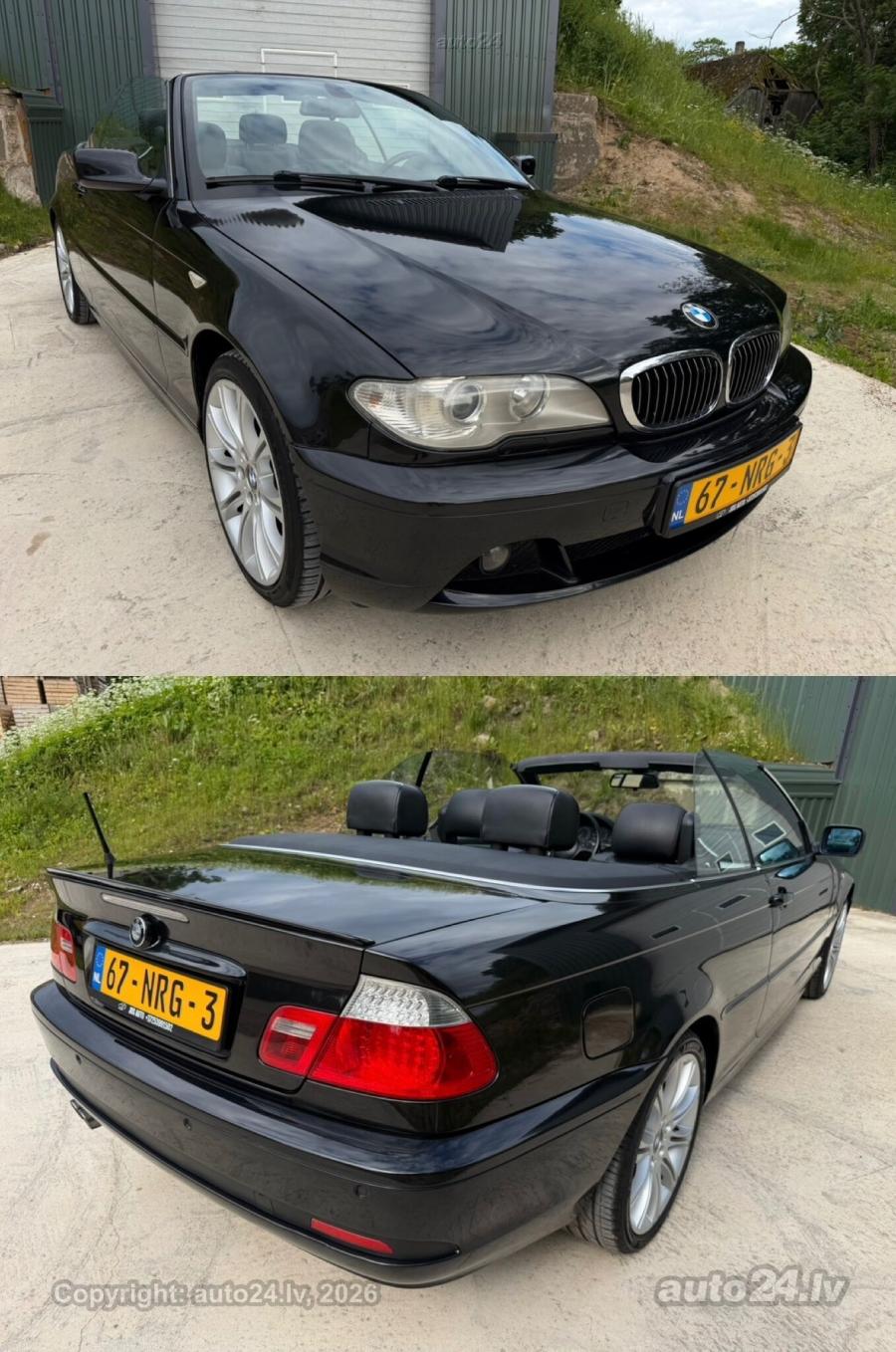 Black BMW 3 Series 2003 in Viljandi, with an engine capacity of 2.20 L and mileage of 296 thousand km for 6790 €, photo 29 on AUTOMOTO.COM.LV
