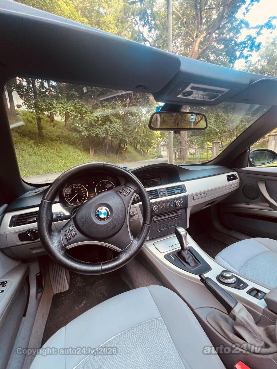 Black BMW 3 Series 2008 in Tallinn, with an engine capacity of 3.00 L and mileage of 338 thousand km for 8200 €, photo 8 on AUTOMOTO.COM.LV