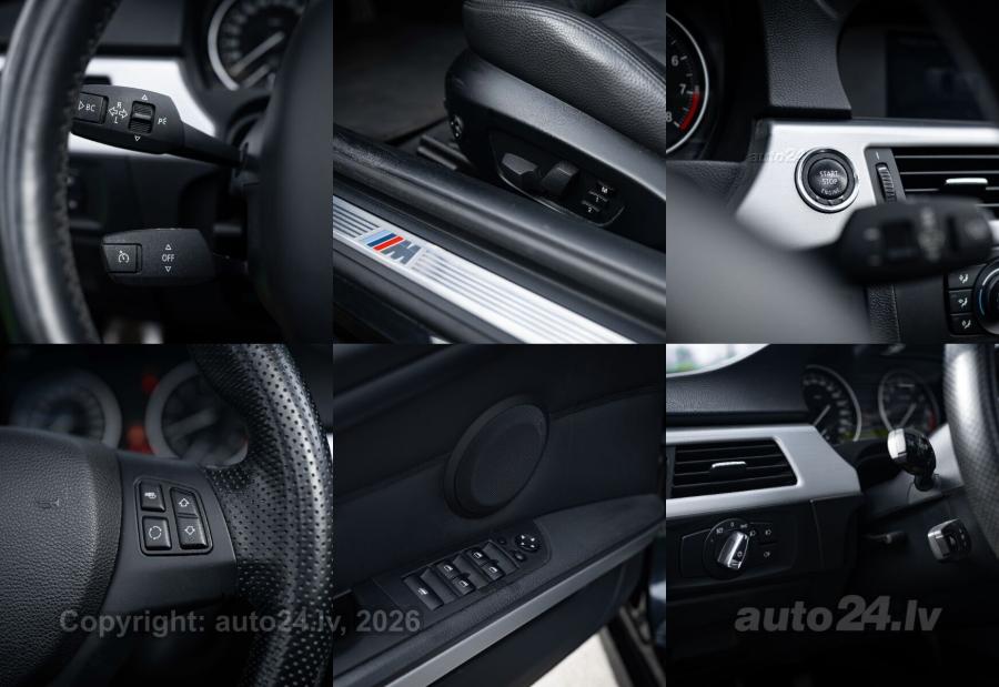 Black BMW 3 Series 2010 in Tallinn, with an engine capacity of 3.00 L and mileage of 283 thousand km for 9300 €, photo 29 on AUTOMOTO.COM.LV