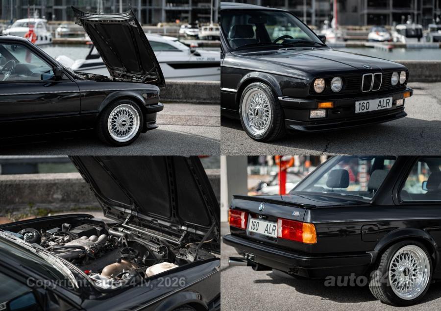 Black BMW 3 Series 1985 in Tallinn, with an engine capacity of 2.00 L and mileage of 316 thousand km for 19890 €, photo 18 on AUTOMOTO.COM.LV