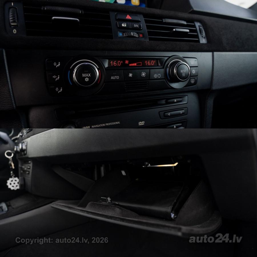 Black BMW 3 Series 2007 in Tallinn, with an engine capacity of 3.00 L and mileage of 282 thousand km for 15900 €, photo 27 on AUTOMOTO.COM.LV