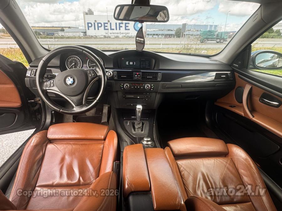 Black BMW 3 Series 2007 in Tallinn, with an engine capacity of 3.00 L and mileage of 414 thousand km for 8600 €, photo 8 on AUTOMOTO.COM.LV