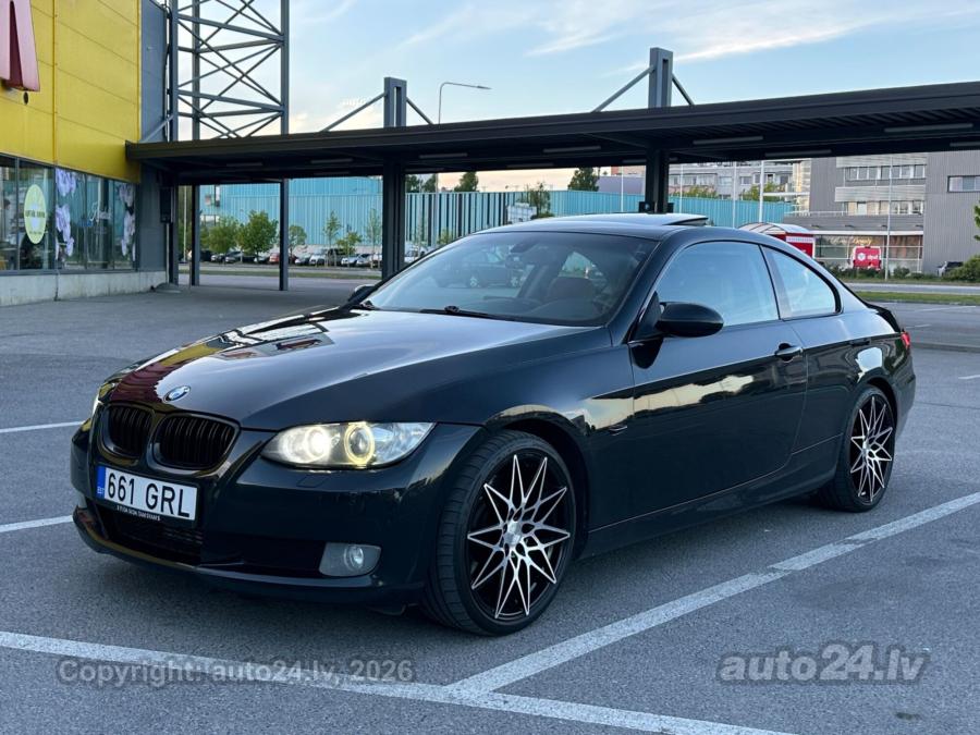 Melns BMW 3 Series 2008 Tallina, ar dzinēja tilpumu 3.00 L un nobraukumu 371 tūkst. km par 9500 €, foto 1 vietnē AUTOMOTO.COM.LV