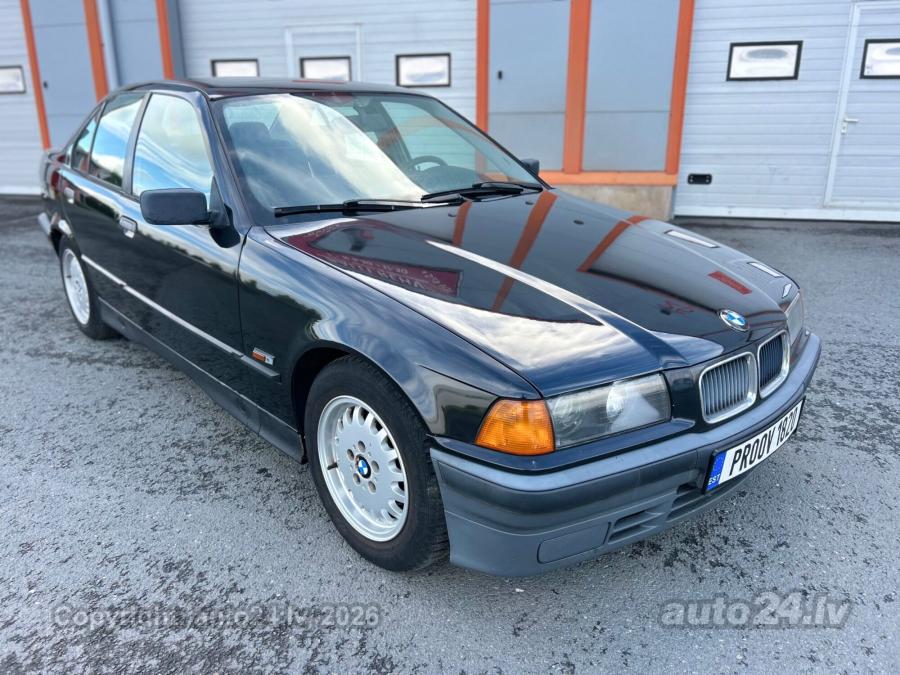 Black BMW 3 Series 1994 in Tartu, with an engine capacity of 1.80 L and mileage of 0 thousand km for 2400 €, photo 4 on AUTOMOTO.COM.LV