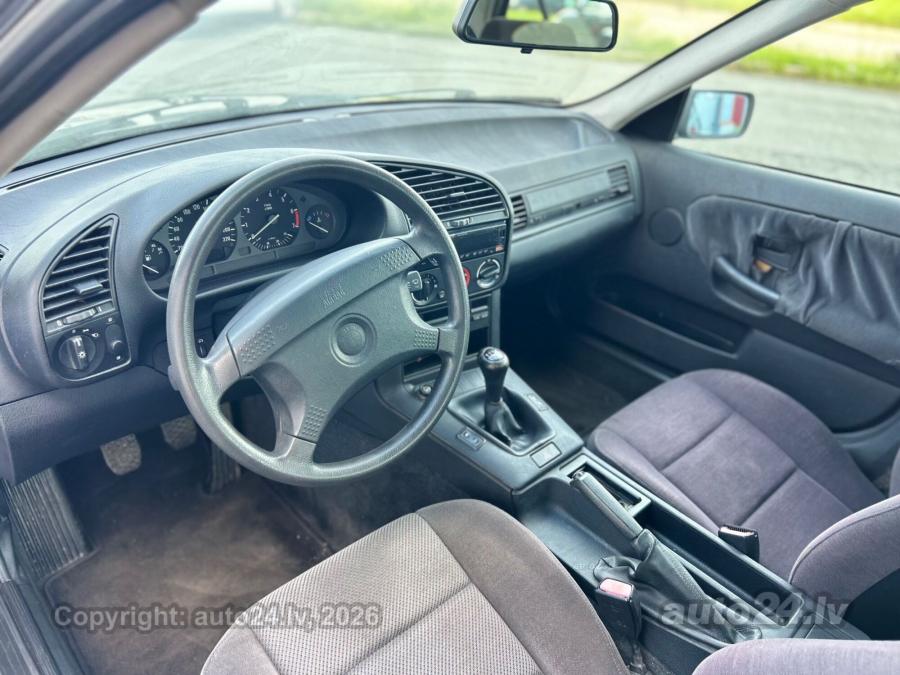 Black BMW 3 Series 1994 in Tartu, with an engine capacity of 1.80 L and mileage of 0 thousand km for 2400 €, photo 18 on AUTOMOTO.COM.LV