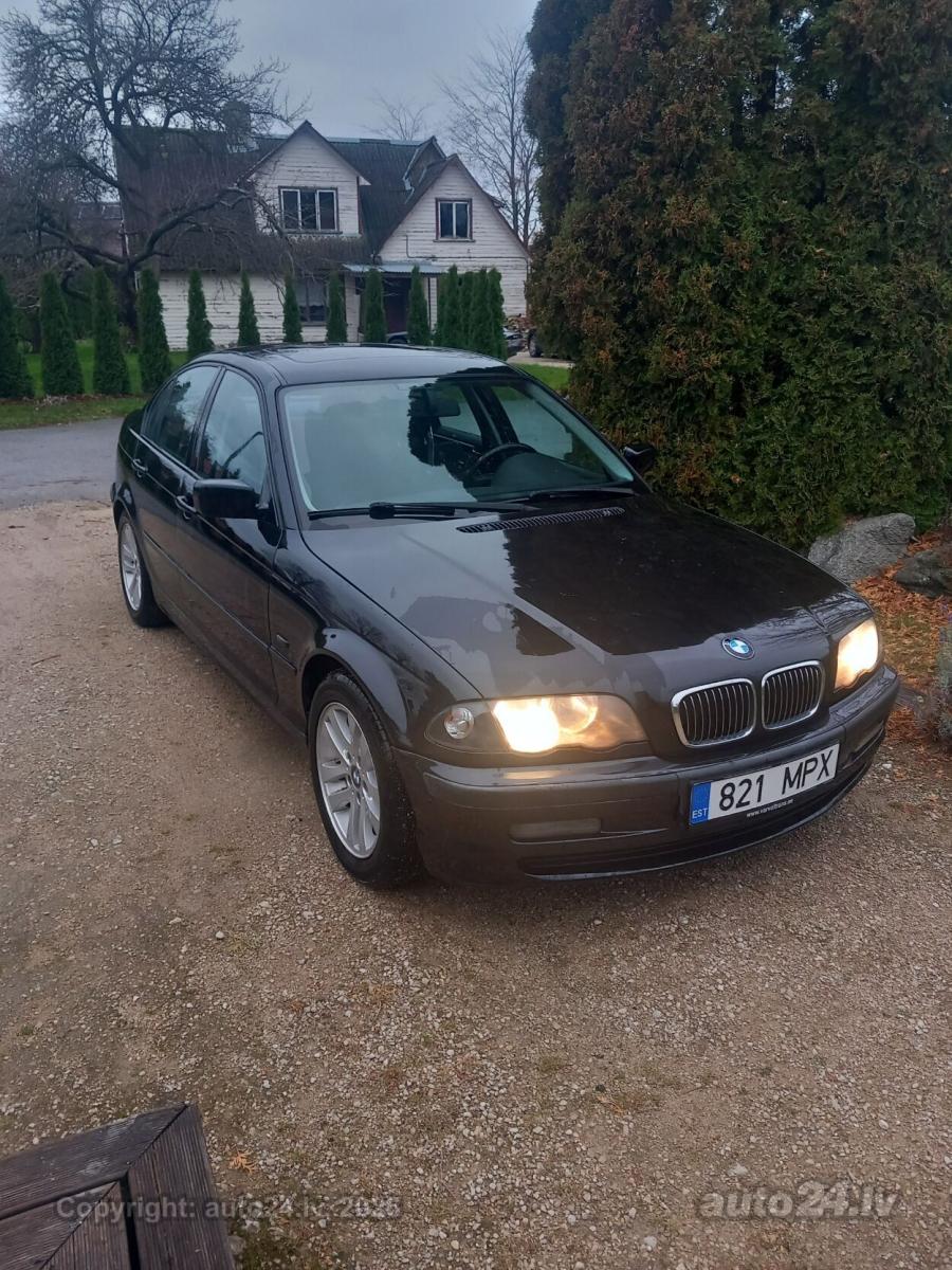 Black BMW 3 Series 2000 in Tallinn, with an engine capacity of 2.00 L and mileage of 214 thousand km for 2500 €, photo 3 on AUTOMOTO.COM.LV